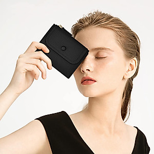 YINHEXI Wallet for Women, Womens Wallet Card Holder, Small Bifold RFID Blocking Purse, Cute Small Leather Pocket Wallet for Women, Girls, Ladies Mini Short Purse