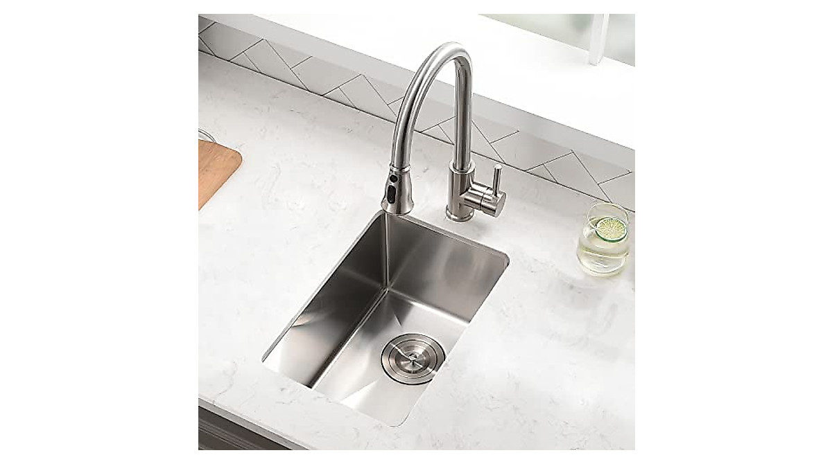 12 Inch Undermount Bar Prep Sink - Durable Stainless Steel Design