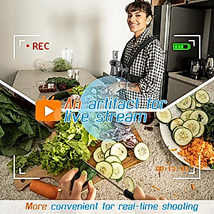 Mobile Phone Chest Strap Mount GoPro Chest Harness Holder for VLOG/POV, with iPhone 13 12 11 Pro Max Plus,Samsung,GoPro Hero 9, 8, 7, 6, 5,OSMO Action, AKASO,Action Camera and Cell Phones (4 to 7in)