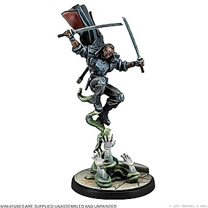 Atomic Mass Games Marvel: Crisis Protocol Blade & Moon Knight Character Pack - Supernatural Superheroes Unite Against Darkness! Tabletop Superhero Game, Ages 14+, 2 Players, 90 Min Playtime, Made