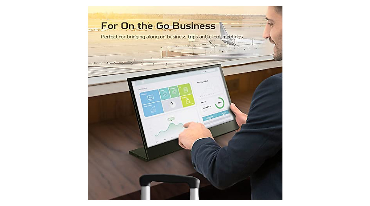 AOPEN 15.6" Portable Monitor - Full HD IPS Display