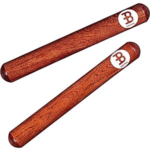 Meinl Percussion Select Hardwood Claves Musical Instrument Sticks — NOT Made in China — for Live, Studio and Classrooms, 2-Year Warranty (CL1RW)