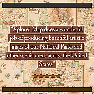 Xplorer Maps Rocky Mountain National Park Map Ceramic Shot Glass, BPA-Free - For Office, Home, Gift, Party - Durable and holds 1.5 oz Liquid