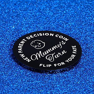 New Baby Gifts for New Parents Pregnancy Gifts for Women Men Double Sided Decision Coin for First Time Moms Dads Christmas Birthday Present Mummy to Be
