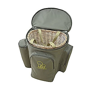 Acropolis Wicker Forage Basket - Backpack for Mushroom Picking - Mushrooms Rucksack - Foraging Backpack with Straps for Forager - X-Large PHG-1/1 PHG-1/1