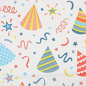 Juvale Confetti Design Birthday Party Favor Goodie Bags - 36 Pack of Fun and Festive Treat Bags for Party Favors and Gift Giving