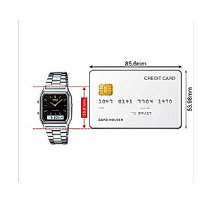 Casio AQ-230A-1DMQYEF Mens Combi Bracelet Watch