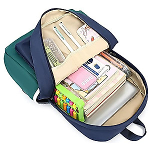 Bluboon Backpack for School Boys Girls Elementary Bookbag Kids Lightweight Casual Bags Sets with Small Coin Purse, 17 inch, fit 3-12
