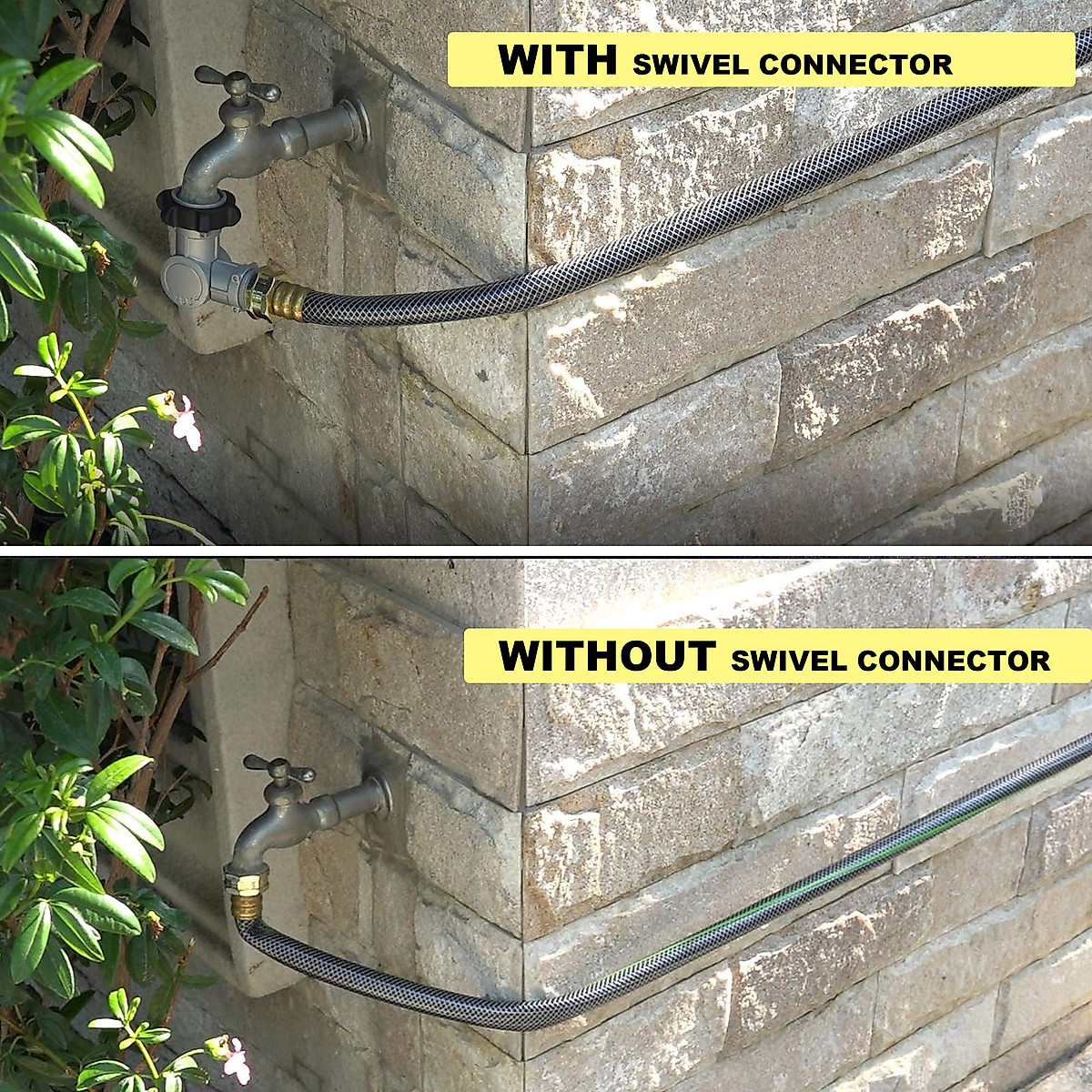 Eden 20051 Adjustable 180° & 360° Metal Swivel Connector