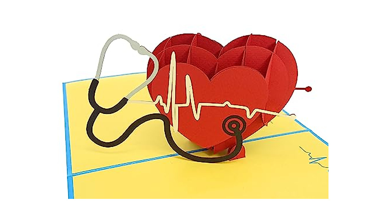 Heart 3D Pop Up Card for Medical Staff - PopLife