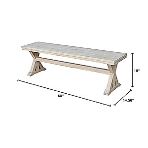 International Concepts Canyon Bench