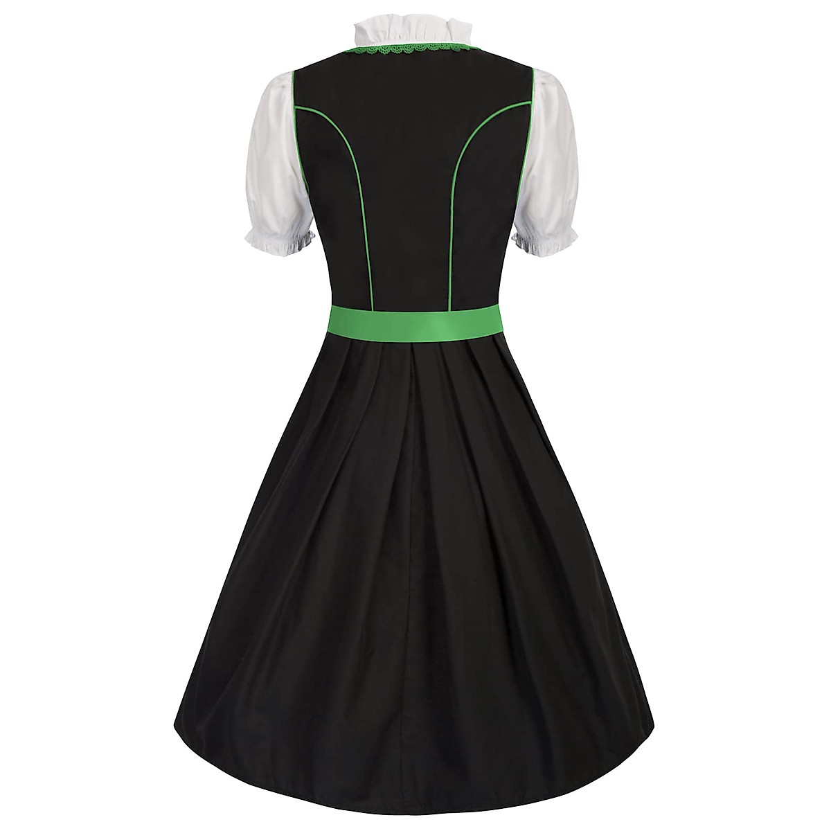 Scarlet Darkness Oktoberfest Outfits October Festival Costume for Women German Dirndl Green L