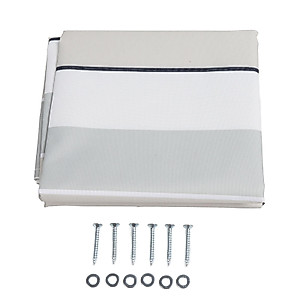 Swing Set Canopy, 89x42in 600D Oxford Cloth Waterproof Swing Set Replacement Tarp Foldable Multicolor Swingset Slide Sun Shade Proof Tarp Replacement Cover for Playground