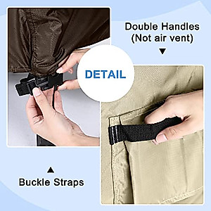 ABCCANOPY Waterproof Outdoor Patio Table Set Cover Lawn Patio Furniture Covers Heavy Duty UV Resistant Dust Proof Protective Covers, 138" Lx 76" Wx 28" H