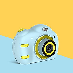 Mini Digital Camera Child Camera Toy Cartoon Video Recorder Can Shoot Camera 1080P 8MP Camera,Blue,16GB