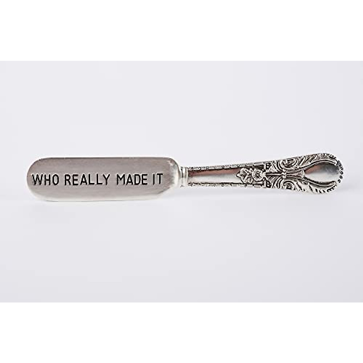 Mud Pie Secret Family Recipe White Ceramic Tray with Dip Cup, 4 1/2" x 15" | Spreader 5 1/2"