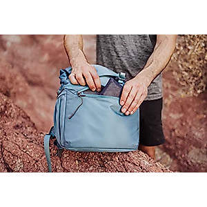 ONIVA Tarana Backpack Cooler made with Recycled Material, Soft Cooler Backpack, Upcycled Cooler Bag, (Aurora Blue)
