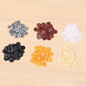 100 Pcs Screw Cap Covers Assortment Kit, Plastic Self-Tapping Caps Hole Covers for Phillips Screws Head, Cabinet, Decoration Tapping(11MM,White)