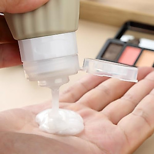 Mrsdry Travel Bottles for Toiletries, TSA Approved, Silicone Travel Bottles, BPA Free, 3oz Leak Proof Travel Size Bottles, Travel Accessories for Shampoo Body Wash Lotion Soap Liquids (4 Pack)