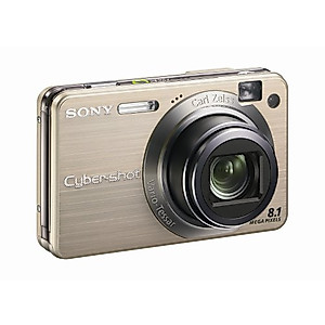 Sony Cybershot DSCW150/G 8.1MP Digital Camera with 5x Optical Zoom with Super Steady Shot (Gold)
