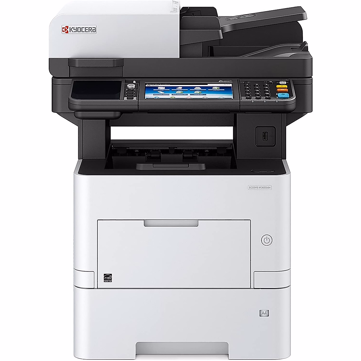 Kyocera 1102TB2US0 Ecosys M3655idn B&W MFP; Resolution Up to Fine 1200 Dpi; Print, Scan, Copy and Fax Functions; Up to 57 PPM; Mobile Printing Ready; HyPAS Business Applications Ready