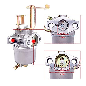 Aniro Moto Carburetor Compatible with Coleman CK100-S CT100U CC100X Mini Bike SK100 Go-Kart with Gaskets Fuel Line Filter Spark Plug