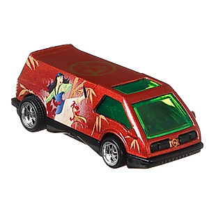 Hot Wheels Disney Toy Car, Premium Die-Cast Mulan '69 Volkswagen Squareback in 1:64 Scale, Real Riders Tires & Metal/Metal for Kids & Collectors