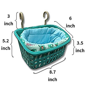 Rat Hammock for Cage Chew Proof，Guinea Pig Cage Accessories，Small Animal Removable Nest with Hanging Hammock Basket Bed Hideout for Ferret, Kitten, Squirrel, Chinchilla