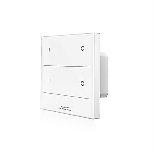 LAZIRO 86 Wall Mounted Touch Panel Led Strip Dimmer DMX Master & 100-240V 2.4G Wireless Remote Single Color Tape 2 Zones On Off Switch