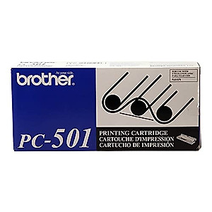 Brother Pc501 Thermal Transfer Print Cartridge, Black - in Retail Packaging