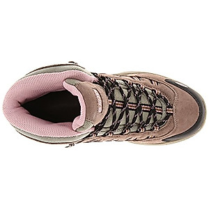 Hi-Tec Women's Bandera Mid Waterproof Hiking Boot,Taupe/Blush,10 M US