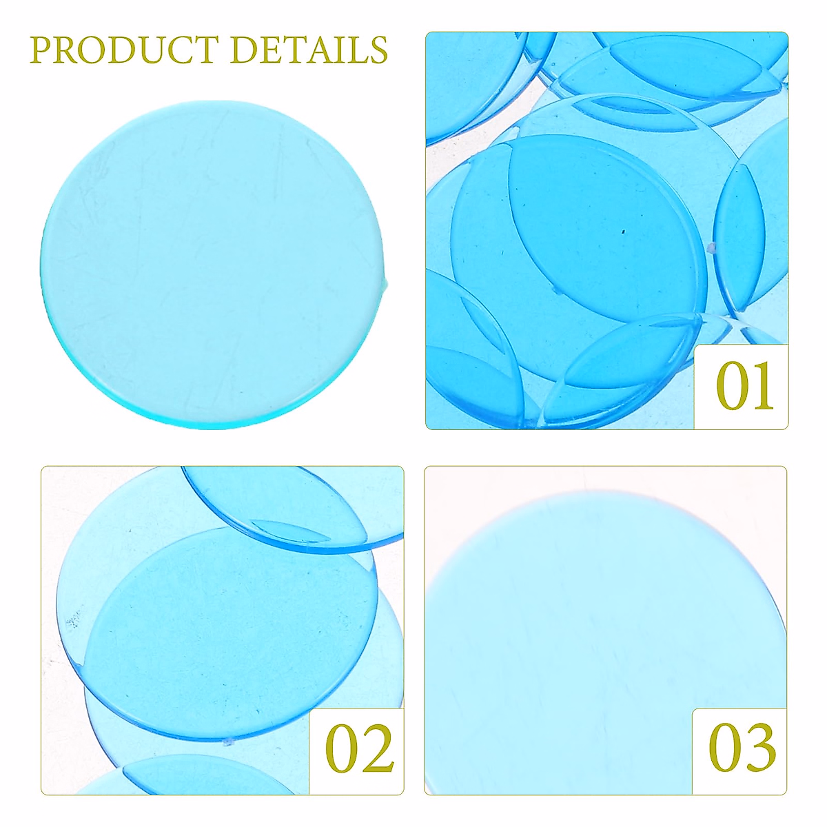 Gadpiparty 20pcs Toys Toy for Kids Magnetic Playset Kids Playset Magnetic Chips Transparent Counters Kidcraft Playset Bingo Chips Bingo Supplies Bingo Markers Toy Set Accessories Child Round