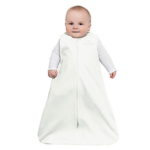 HALO Sleepsack Micro-Fleece Wearable Blanket, TOG 1.0, Cream, X-Large