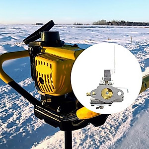 munirater Carburetor Carb Replacement for Tecumseh AV520 TV085XA 2-Cycle Vertical Engine Jiffy Ice Auger Model 640263 631720A 640290