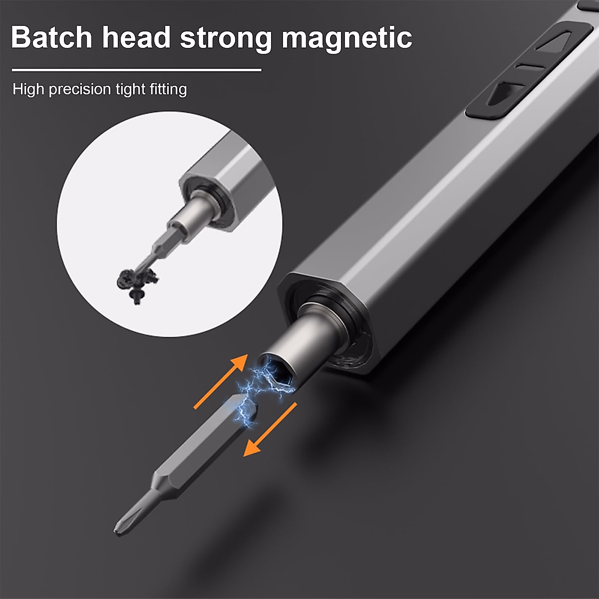 36 in 1 Cordless Electric Screwdriver, Mini Power Precision Screwdriver Set with LED Light 3. 7V Rechargeable Portable Magnetic Repair Tool Kit for Repairing Phones Eyeglasses Laptop