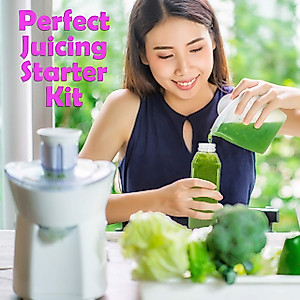 30 Pack of Empty Bottles, Plastic Bottles with Lids, Includes 10 Each Of 8 oz Bottles, 12 oz Bottles, and 16 oz Bottles, Plastic Milk Bottles With Tamper Proof Bottle Caps Lids Great Juice Bottles