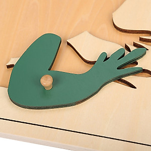 MEYOR Montessori Frog Puzzle for Early Preschool Education Learning Toy