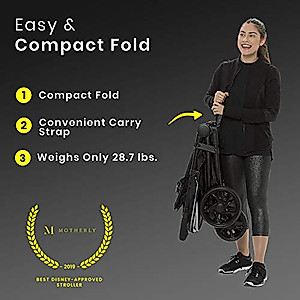 Jeep Destination Ultralight Side x Side Double Stroller, Midnight