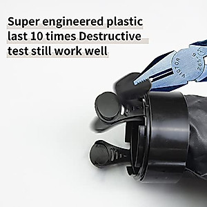 UCEDER Black Nylon Mesh Pool Cleaner Bags,All Purpose Filter Bag K13 K16 with Zipper Replacement for Polaris 280 and 480 Pool Cleaner(2 Pack)