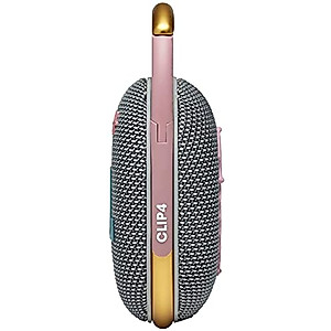 JBL Clip 4 Portable Waterproof Wireless Bluetooth Speaker Bundle with Premium Carry Case (Grey)