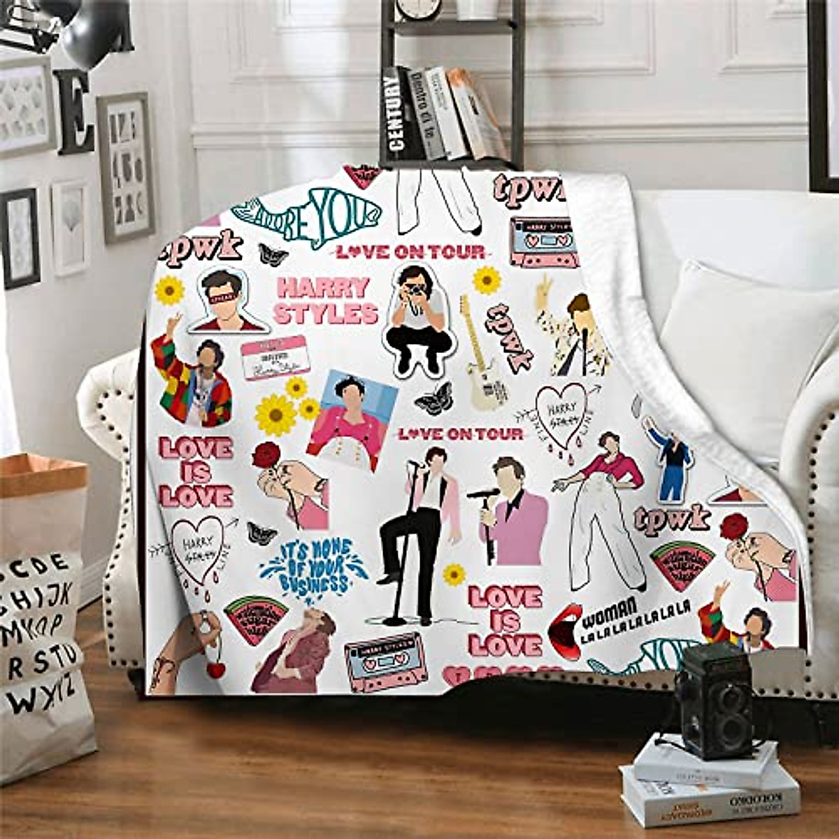 Funny Throw Blanket Ultra-Soft Flannel Blankets 60''x50'' for Sofa Bedding Living Room Gifts for Women Men Teens Adults -2