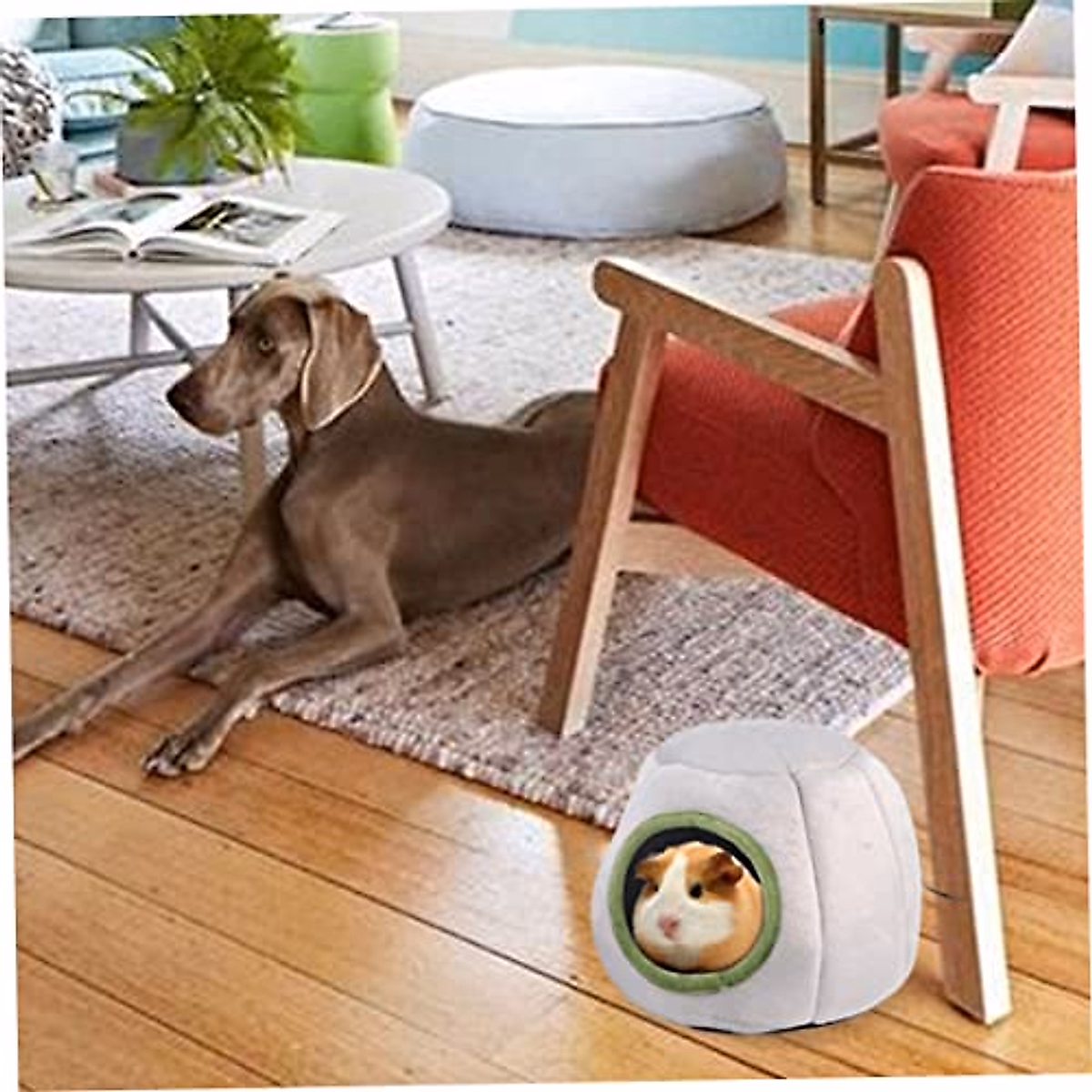 Guinea Pig Bed Hamster House Bed Hamster Beds Small Pet House Pet Winter House Hedgehog Hideout Winter Warm Hamster Nest Washable Small Animal House