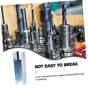 KICHOUSE Power Tool Organizer Garden Tool Organizer Pegboard Hanger for Garage Drill Rack Drill Wall Storage Garage Hanger Power Tool Rack Tool Organizer Rack Tools Stainless Steel Silver