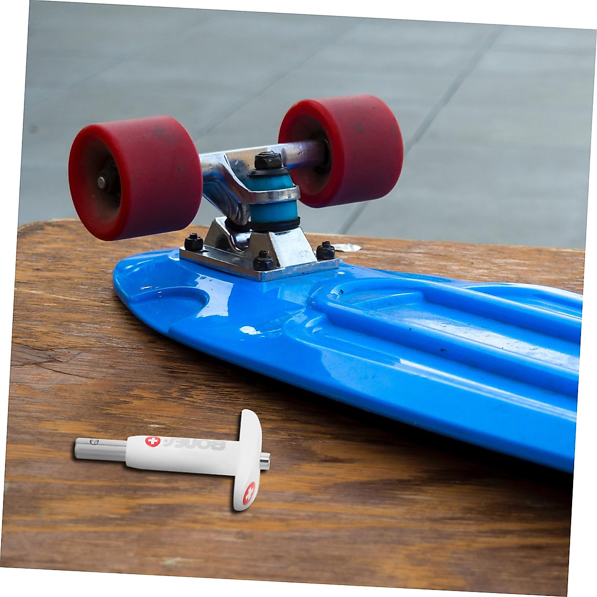 TIDTALEO Skateboard Remover Metal Bearing Pullers Hub Puller Skateboard Bearings Remover Tool Roller Skate Bearing Tools Roller Skating Accessories Wheel Driver White Stainless Steel