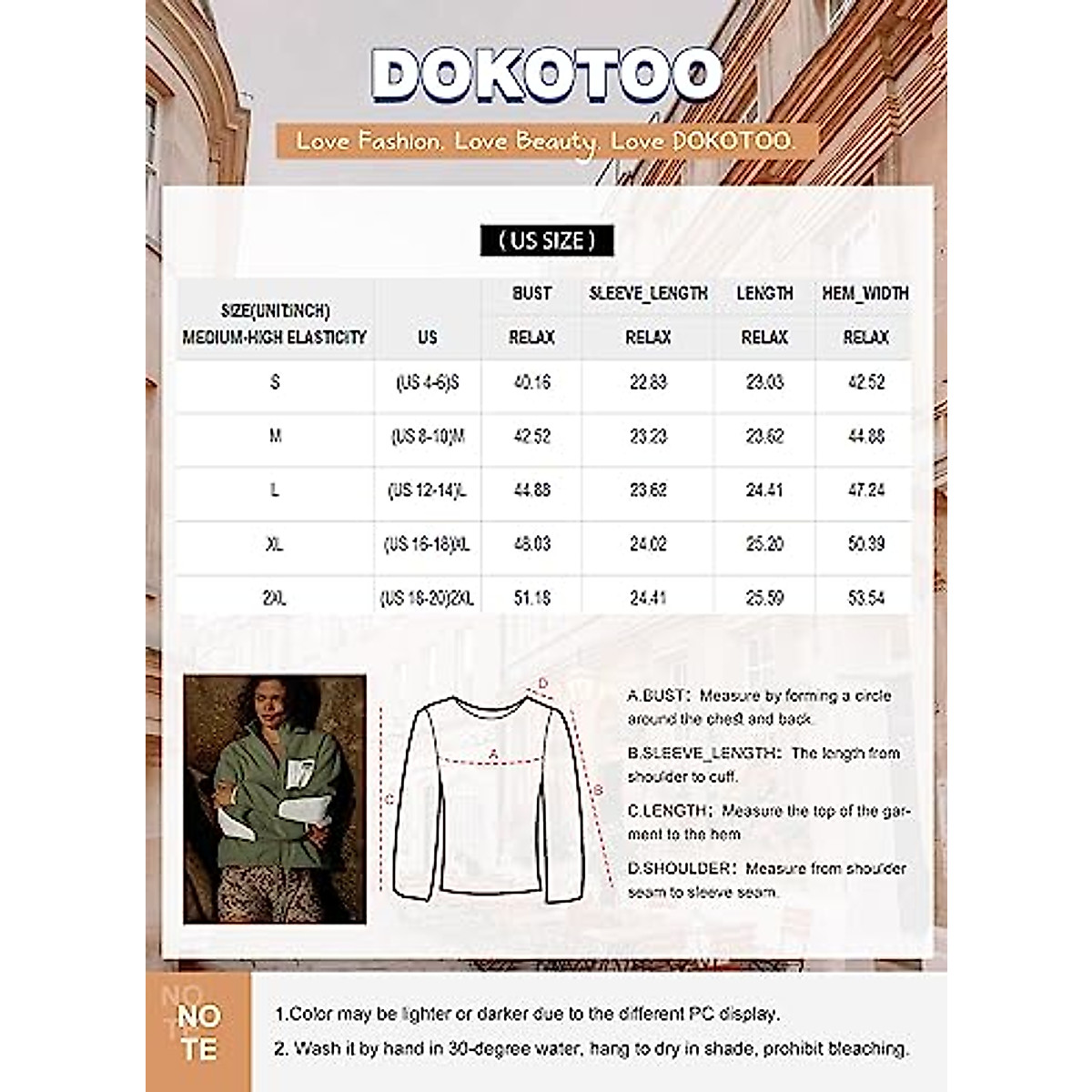 Dokotoo Fleece Jacket for Women Full Zip Up Pathes Windproof Drawstrings Running Long Sleeves Stand Collar Front Pockets Oversized Outdoor Sweatshirts,Black Small