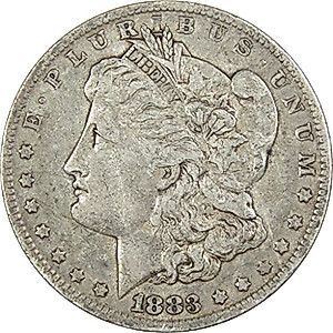 1883 O Morgan Dollar VF Very Fine 90% Silver $1 US Coin Collectible