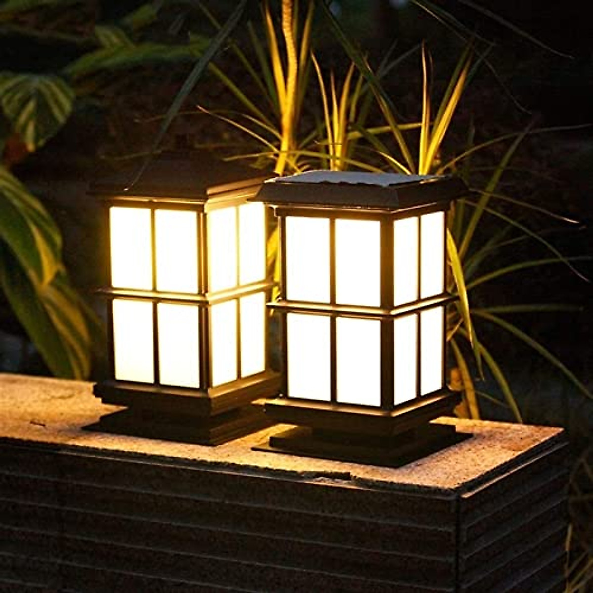 European wall light Simple Chinese Column Lamp Antique Classic Post Light Door Garden Light Waterproof Super Bright Villa Wall Home Door Light E27 Decorative Lighting European Fence Garden Gate Post L