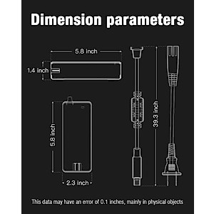 UL Listed 42V/36V 2A (MAX 2.5A) Power Charger Adapter Compatible with Ninebot by Segway MAX G30LP F40 F30 F20 D18W D28U ES1L ES2 ES4 E22 E25 E45 for 36V Lithium Battery Power Supply