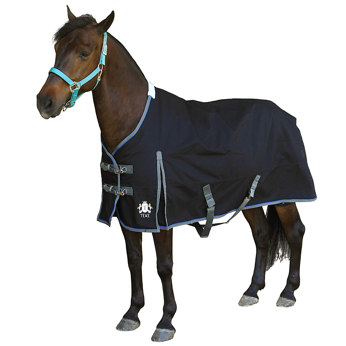 T TEKE Ultimate Turnout Sheet for Horses, 1050D Ballistic Nylon Outer, No Filling