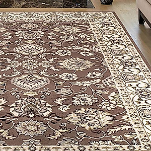 SUPERIOR Lille 8' x 10' Area Rug, Contemporary Living Room & Bedroom Area Rug, Anti-Static and Water-Repellent for Residential or Commercial use